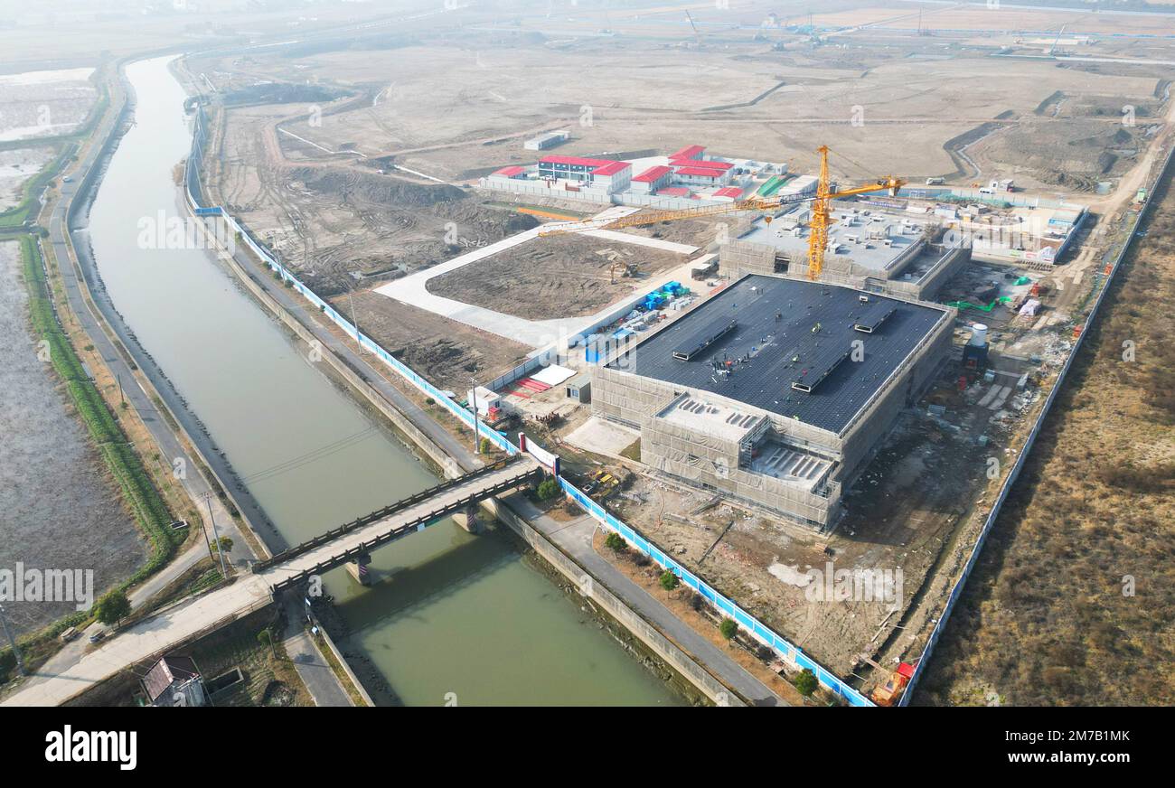 SHANGHAI, CHINA - JANUARY 7, 2023 - Aerial photo taken on Jan 7, 2023 ...
