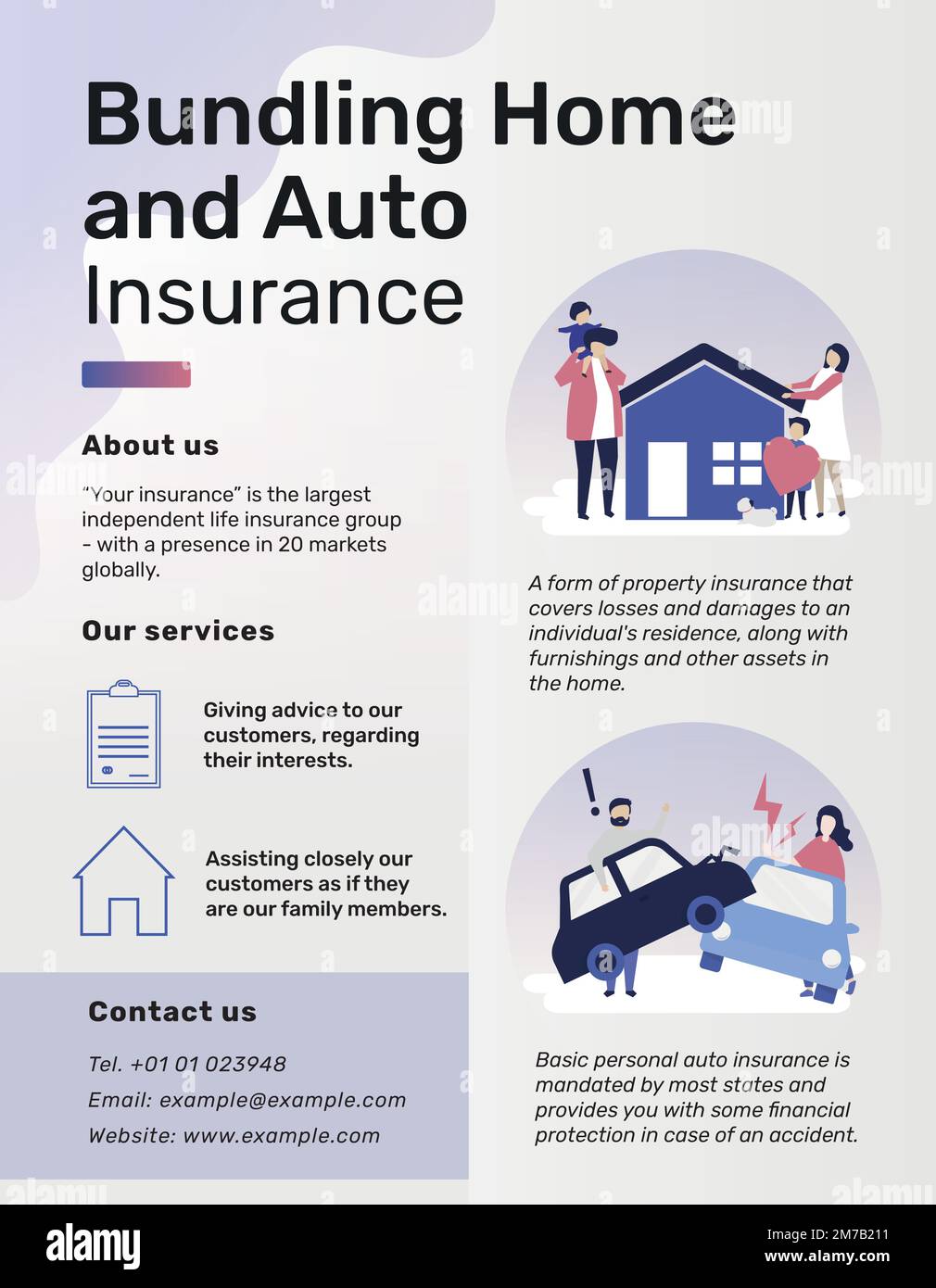 Auto insurance claim Stock Vector Images - Alamy