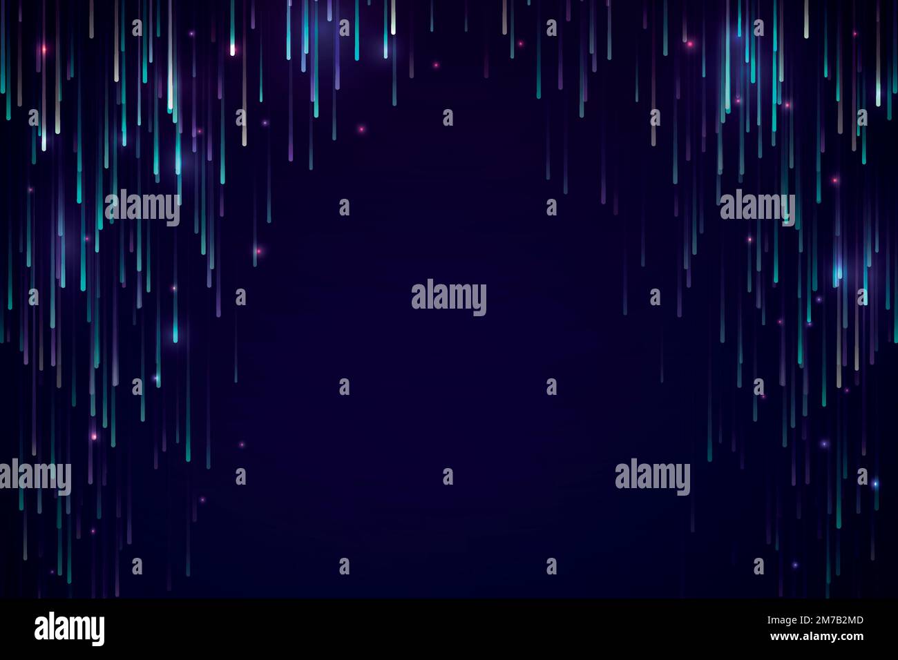 Colorful neon meteor background design vector Stock Vector Image & Art ...