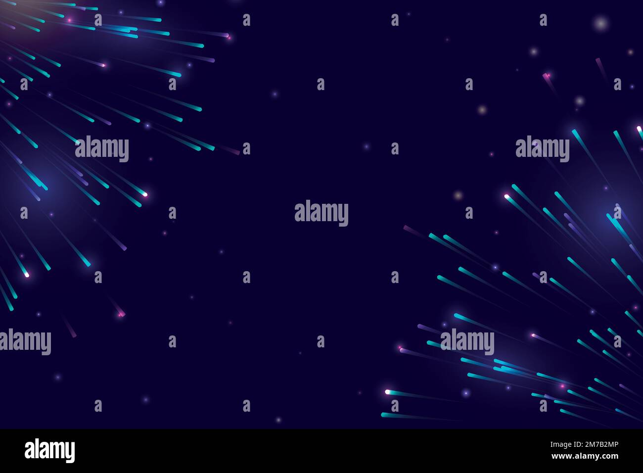 Colorful neon meteor background design vector Stock Vector Image & Art ...