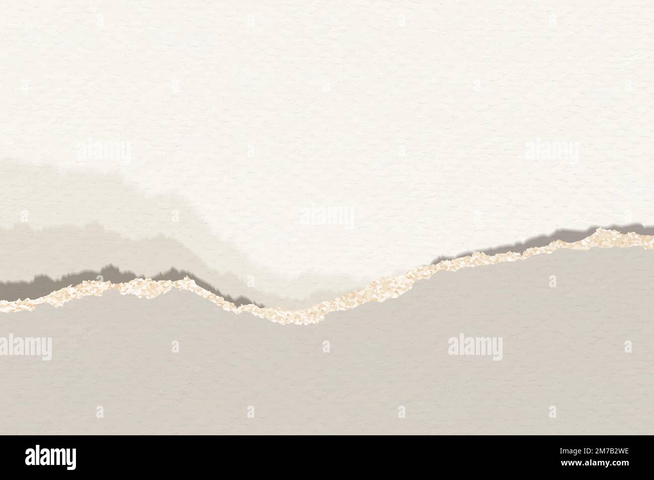 Ripped brown note paper template vector Stock Vector Image & Art - Alamy