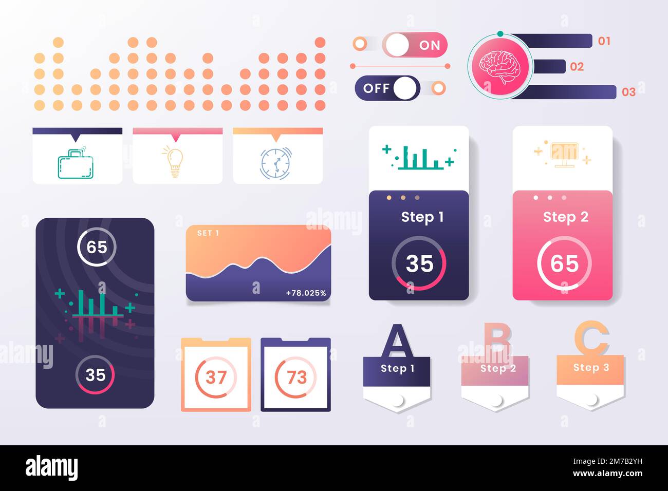 Colorful infographic element design vector Stock Vector Image & Art - Alamy