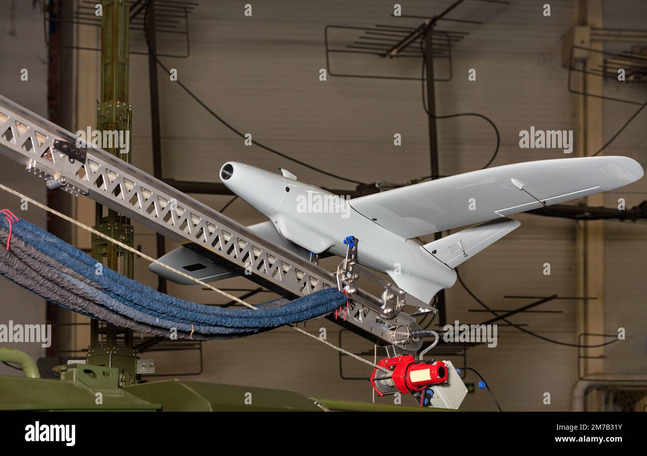 Drone on a launch platform hi-res stock photography and images - Alamy