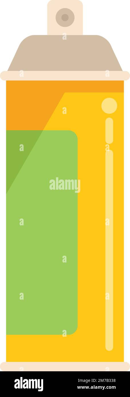 Room sprayer icon flat vector. Air spray. Cosmetic toilet isolated ...