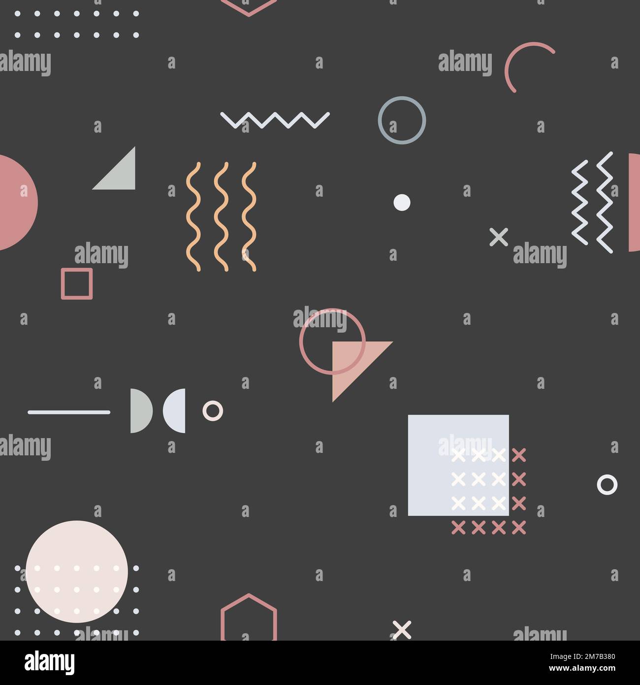 Black Memphis pattern wallpaper vector Stock Vector Image & Art - Alamy