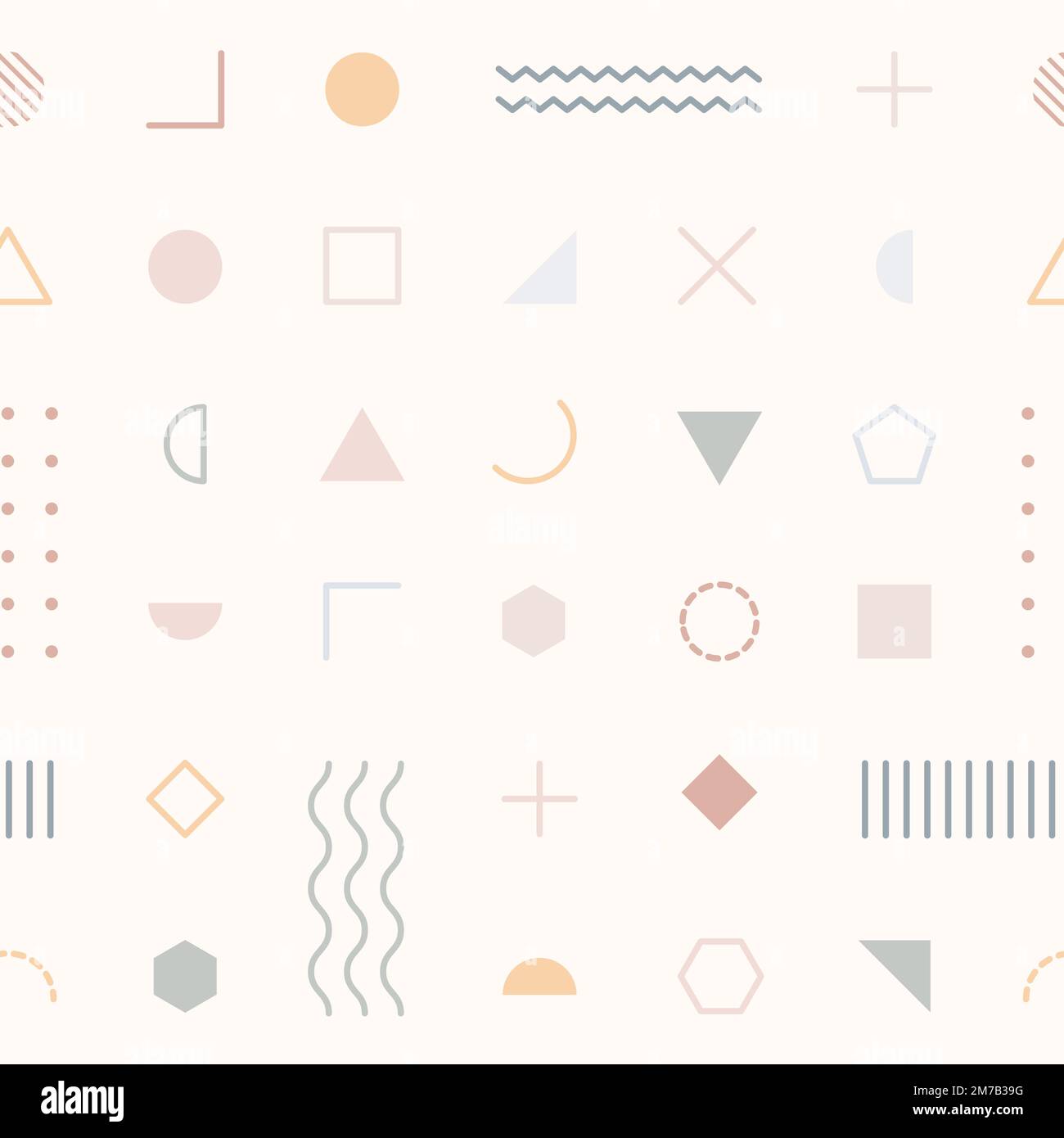 Memphis patterns background Cut Out Stock Images & Pictures - Alamy