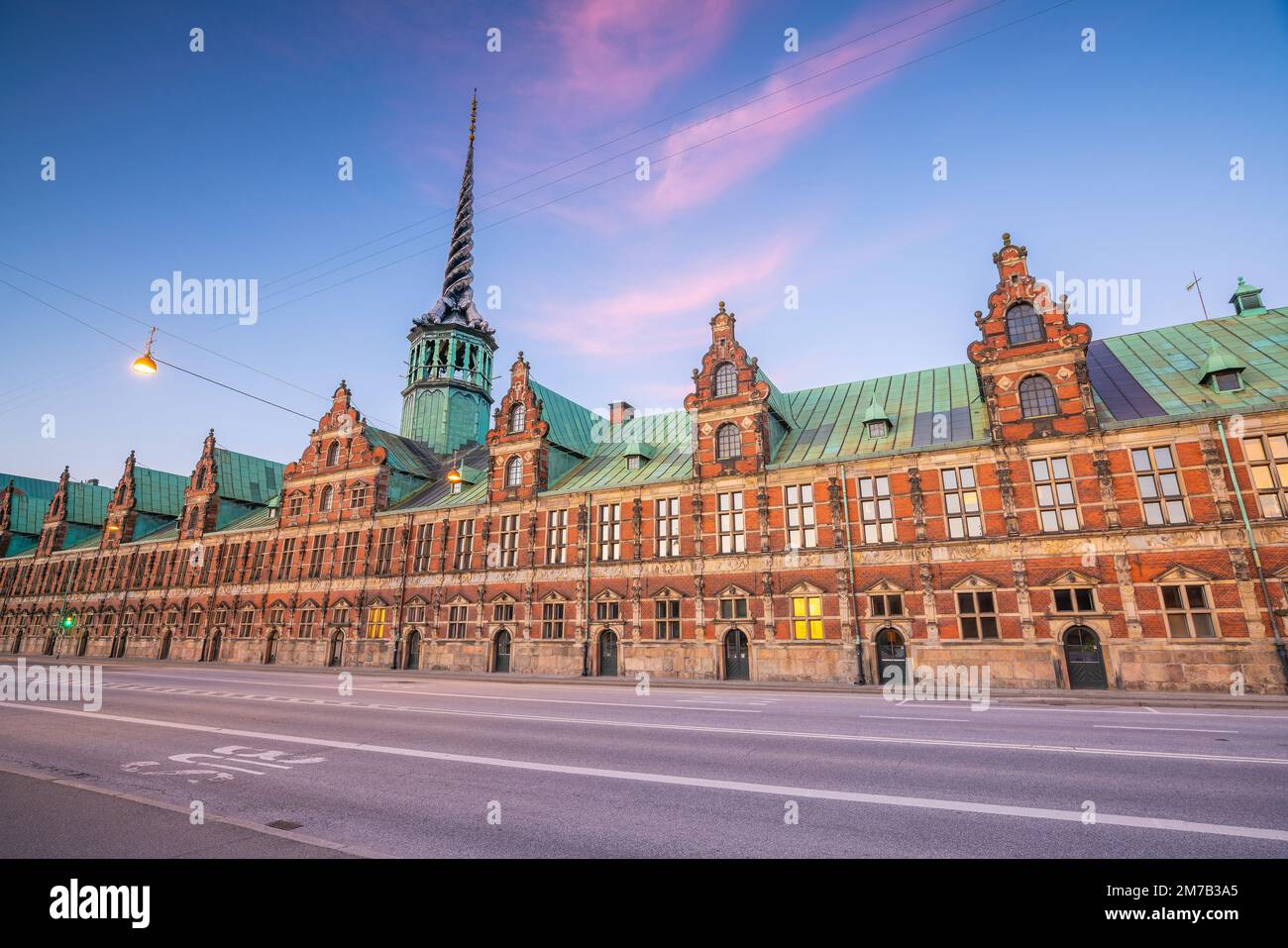 Cityscape of downtown Copenhagen city skyline in Denmark Stock Photo ...