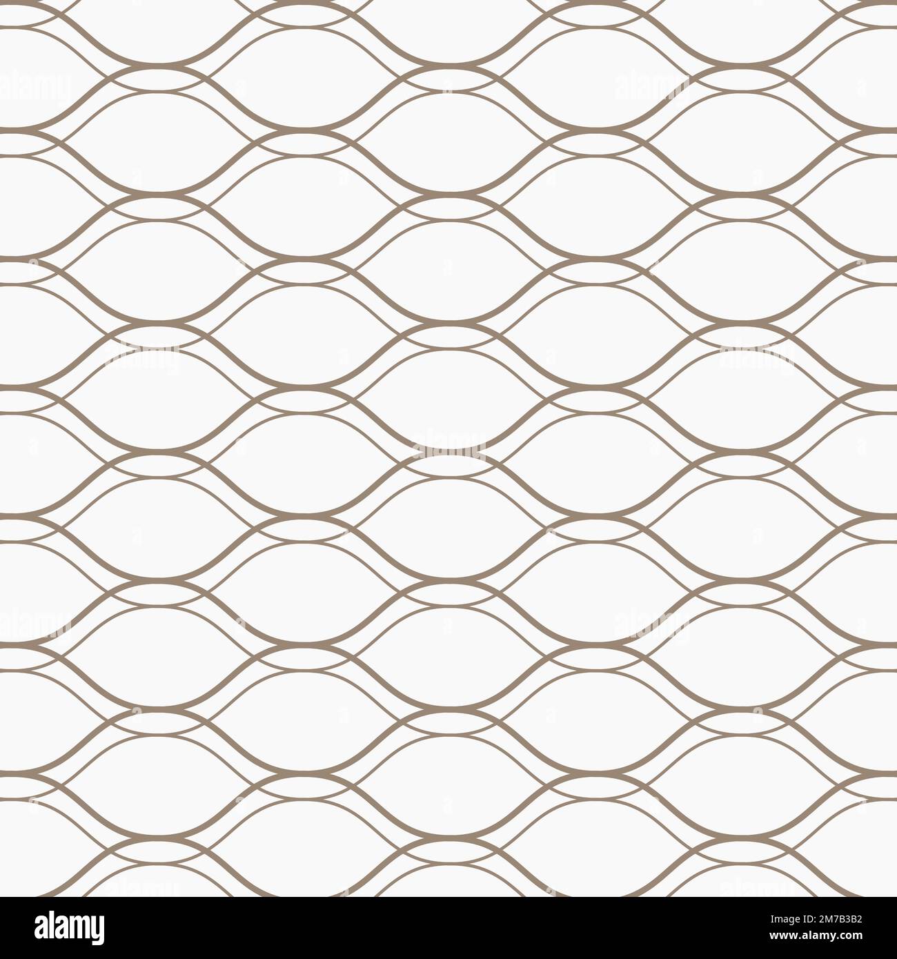 Seamless wavy geometric pattern vector Stock Vector Image & Art - Alamy