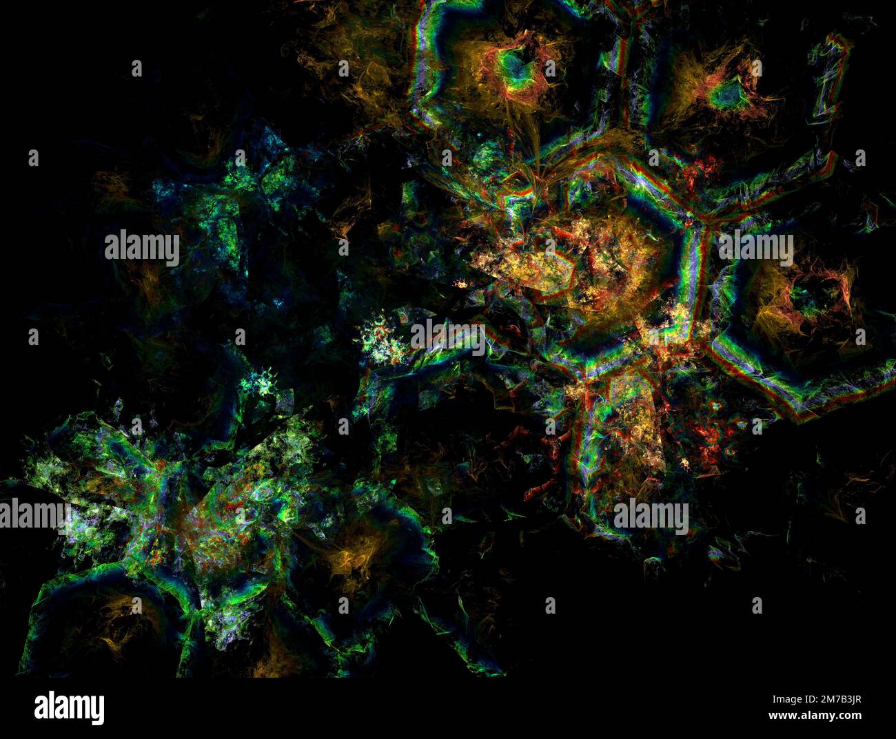 Imaginatory lush fractal texture image abstract background Stock Photo ...