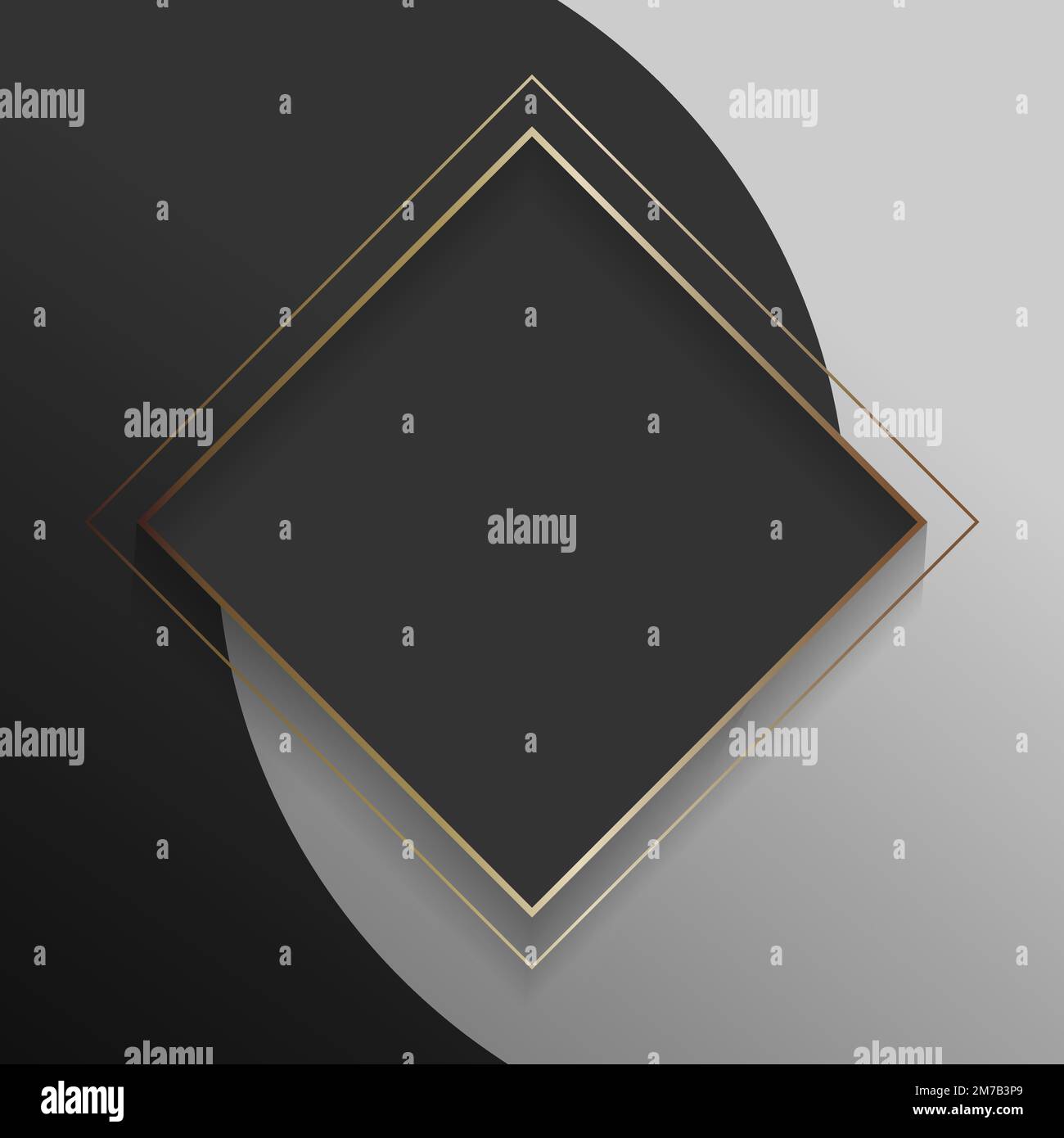 Black abstract frame hi-res stock photography and images - Alamy