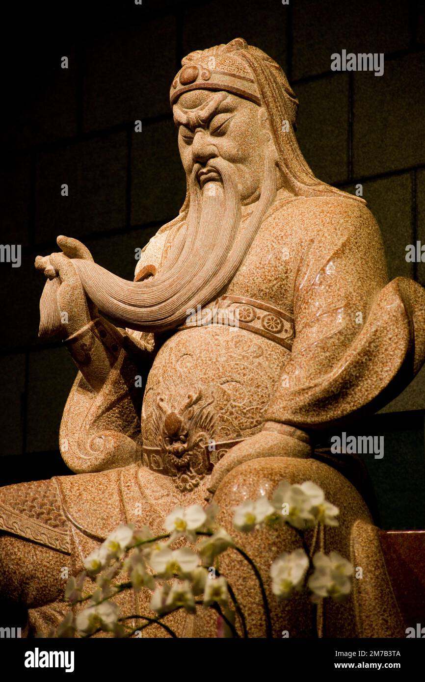 Taichung,Chantai,Guan Yu Statue Stock Photo - Alamy