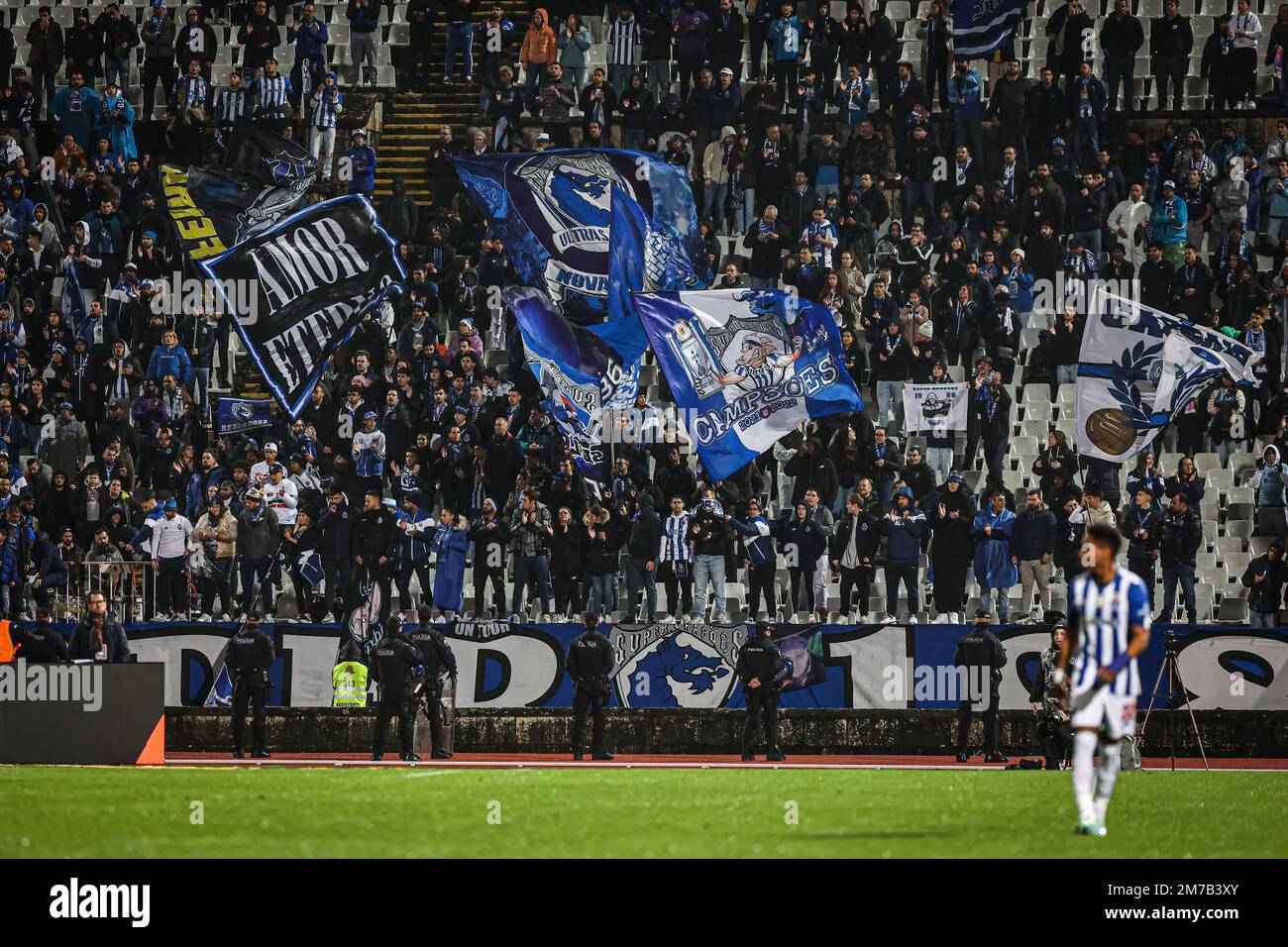 FC Porto supporters seen during the Liga Portugal Bwin match between Casa Pia AC and FC Porto at Estadio Jamor. Final score Casa Pia AC 0 0 FC Porto Photo by David Martins