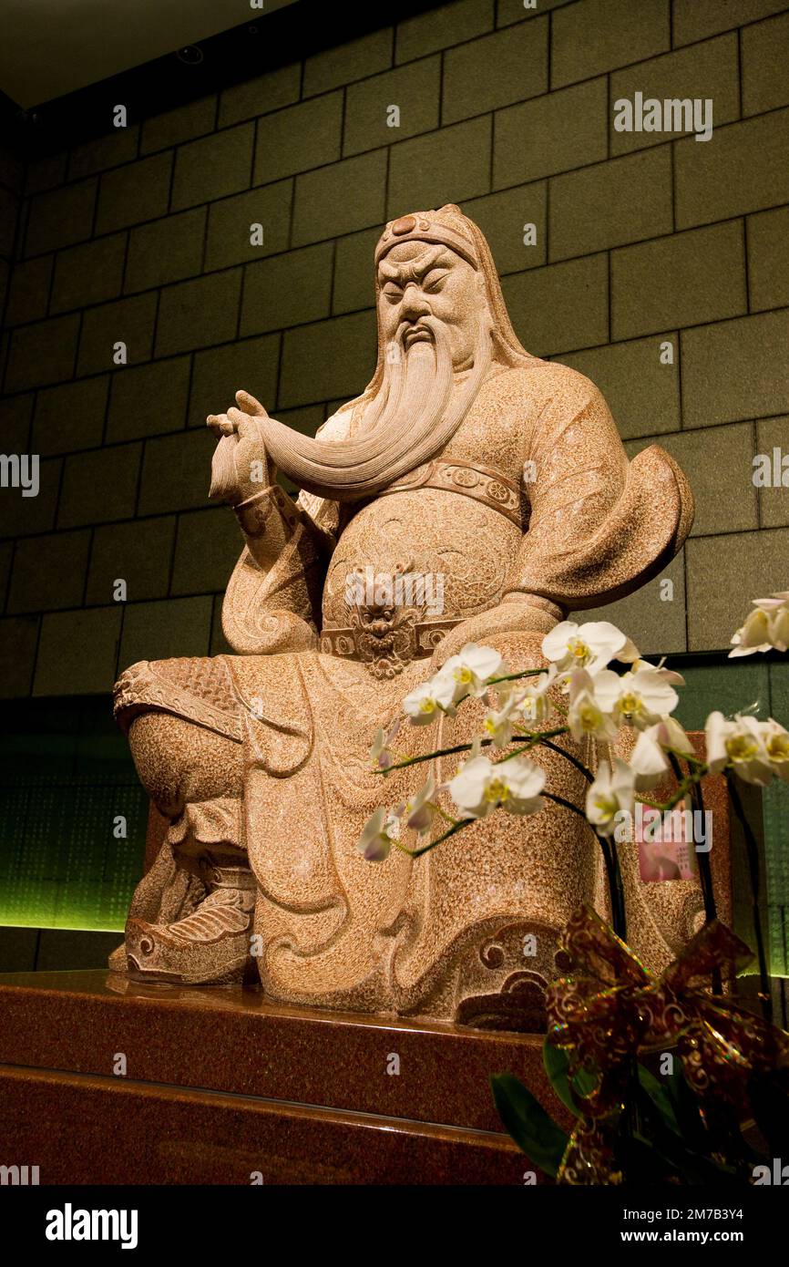 Taichung,Chantai,Guan Yu Statue Stock Photo - Alamy