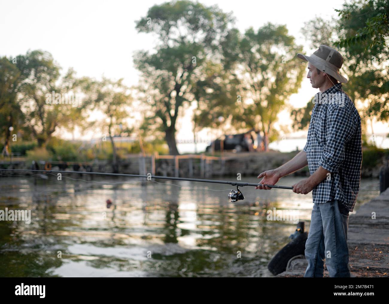 Spin angler hi-res stock photography and images - Alamy
