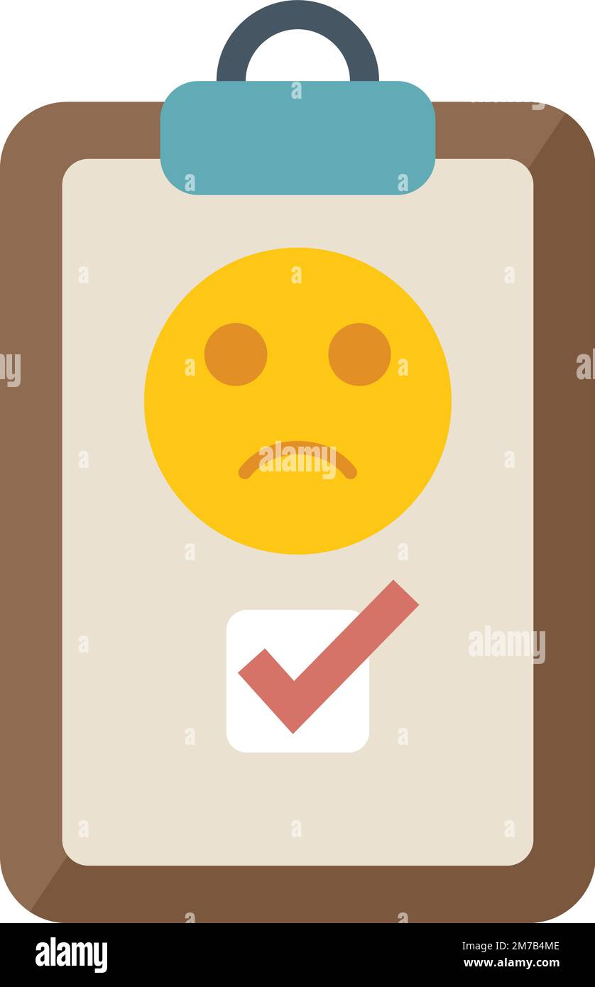 Approved dislike icon flat vector. Social media. Negative facebook ...