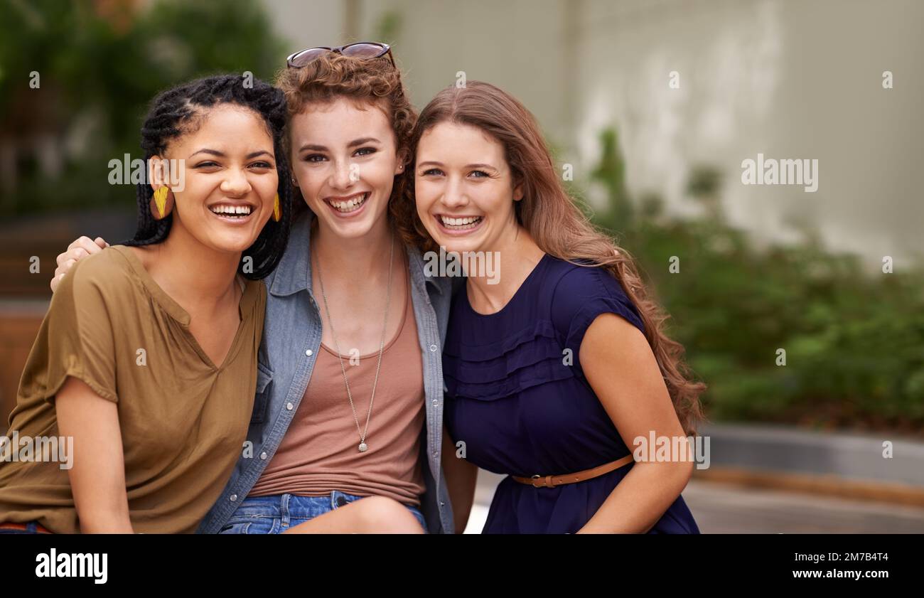 Time together is just never quite enough. Three beautiful young women ...