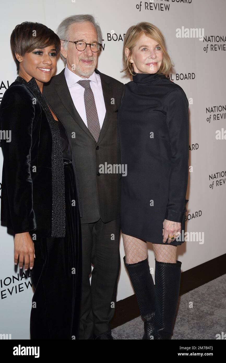New York, NY, USA. 8th Jan, 2023. Ariana DeBose, Steven Spielberg, Kate ...