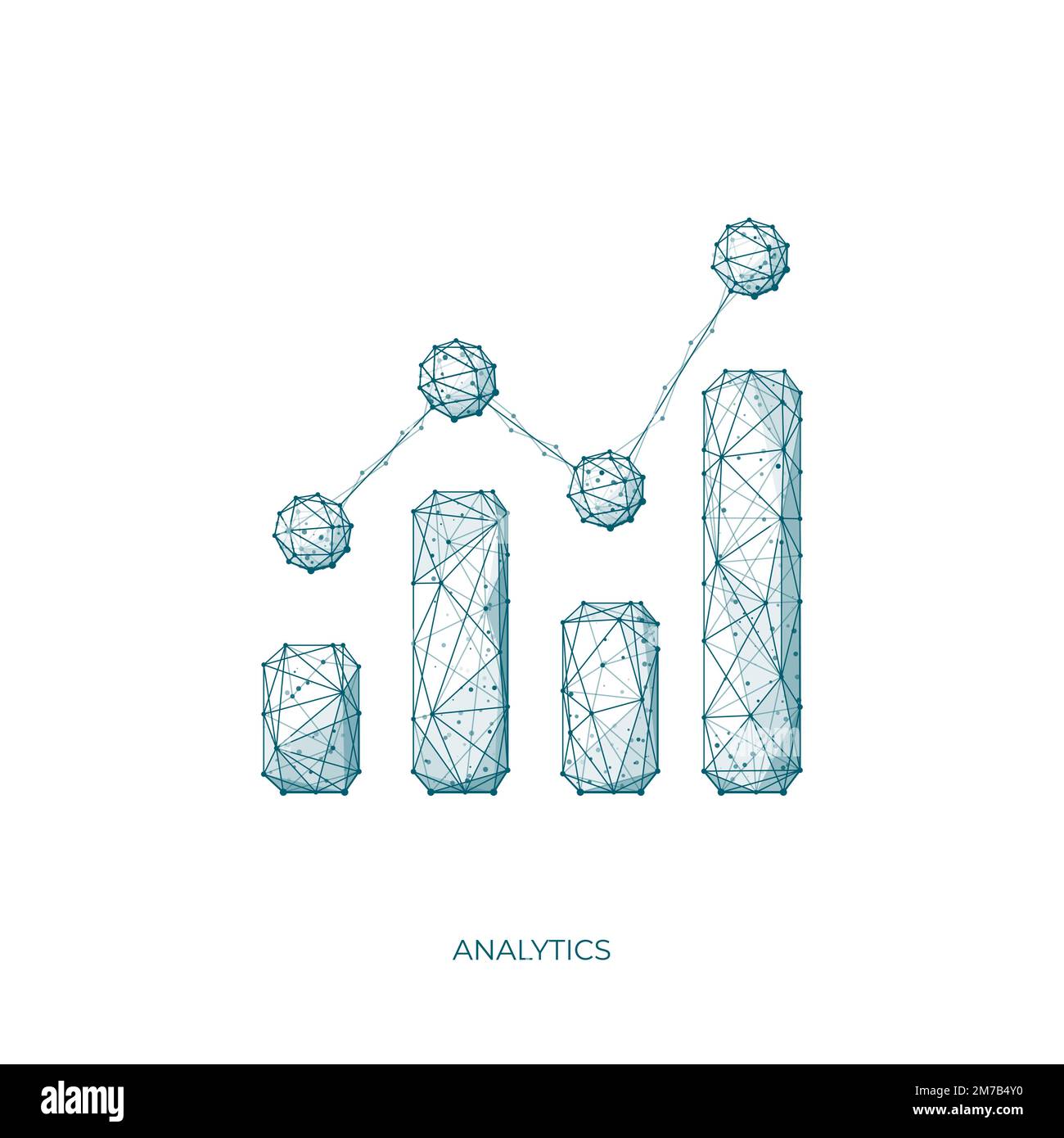 Isolated vector analytics chart on white background Stock Vector Image ... Isolated vector analytics chart on white background Stock Vector Image ...