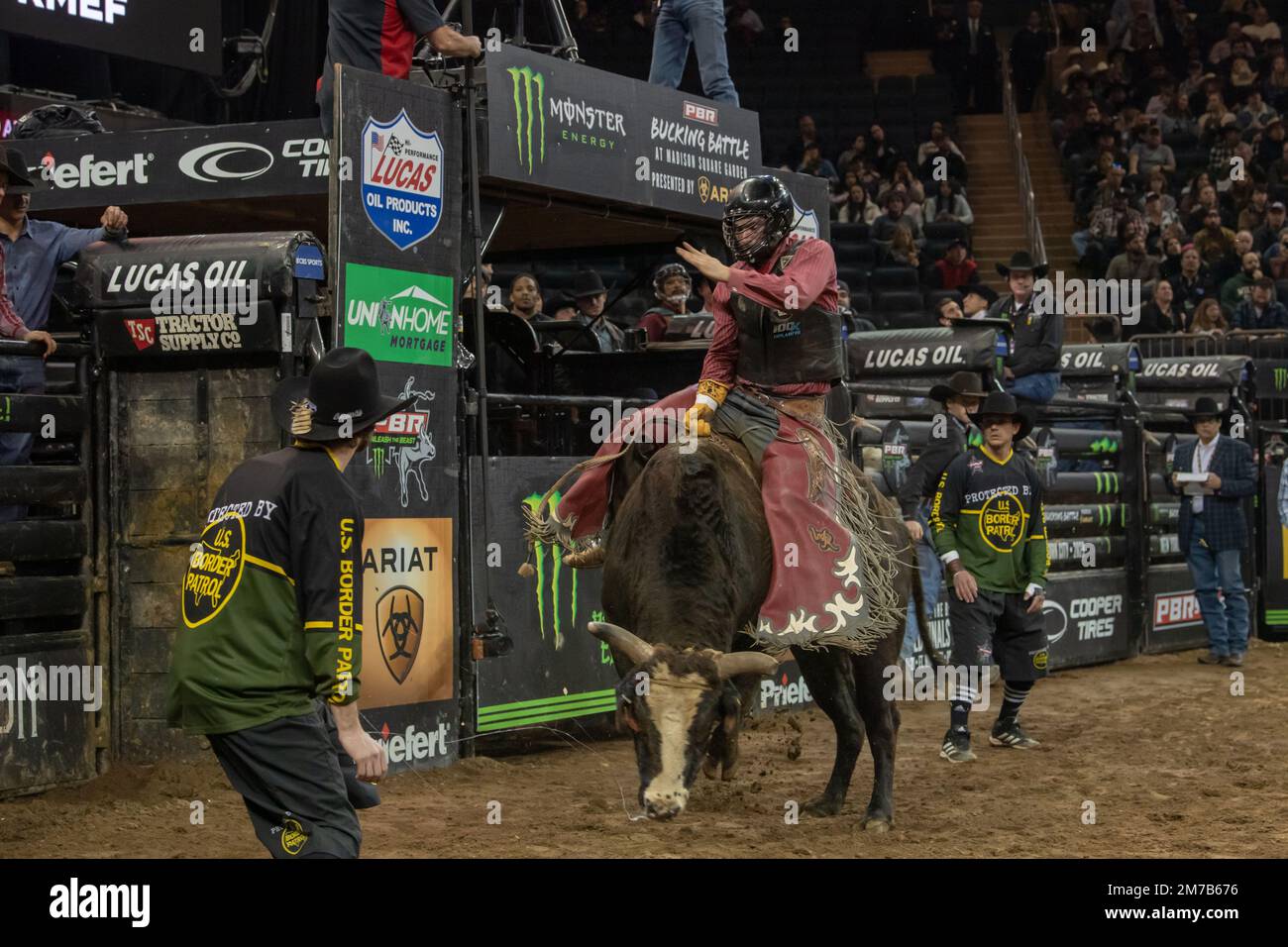 NEW YORK, NEW YORK - JANUARY 08: Wyatt Rogers rides Marciano during ...