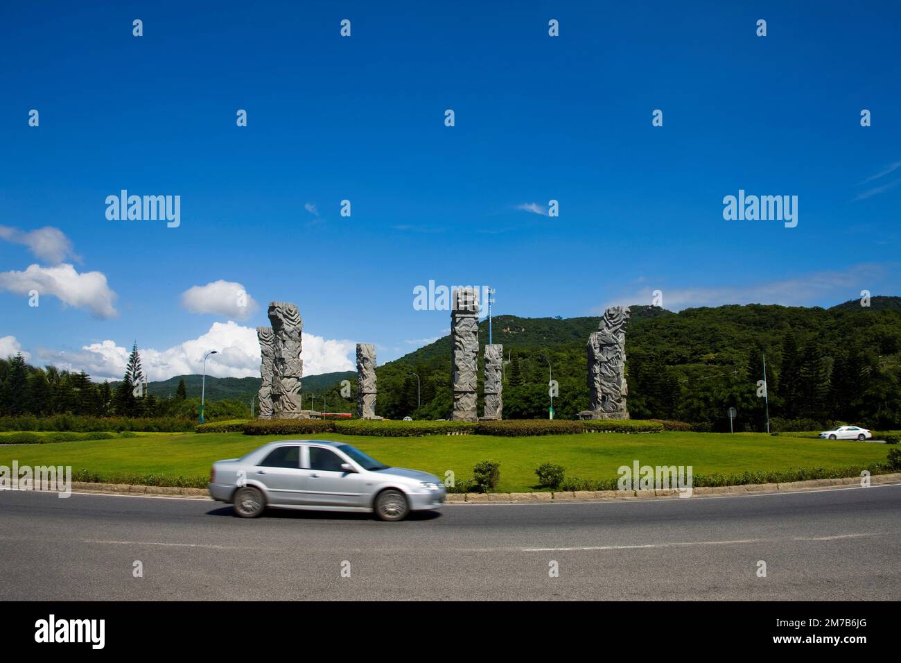 Hainan island tourist road hi-res stock photography and images - Alamy