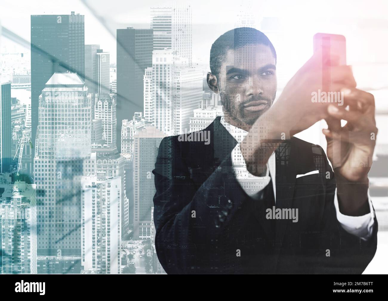 Superimposed buildings hi-res stock photography and images - Alamy