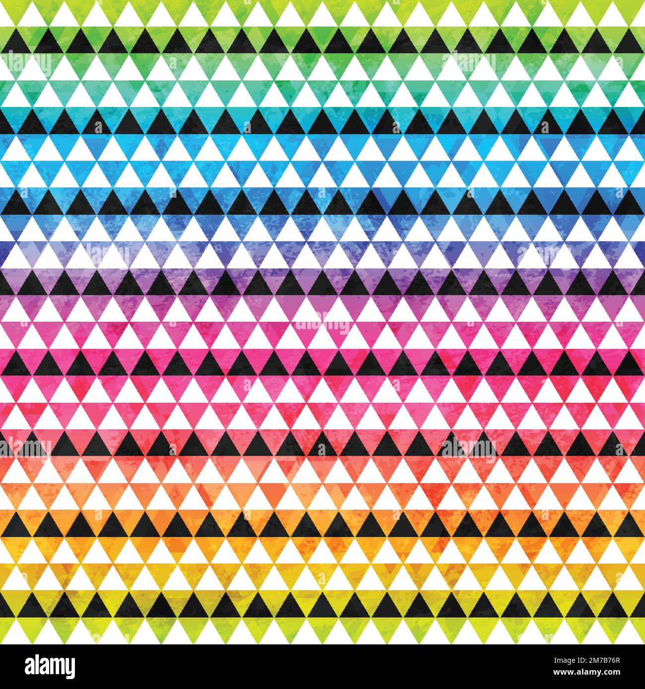 rainbow colored triangle seamless pattern Stock Vector Image & Art - Alamy