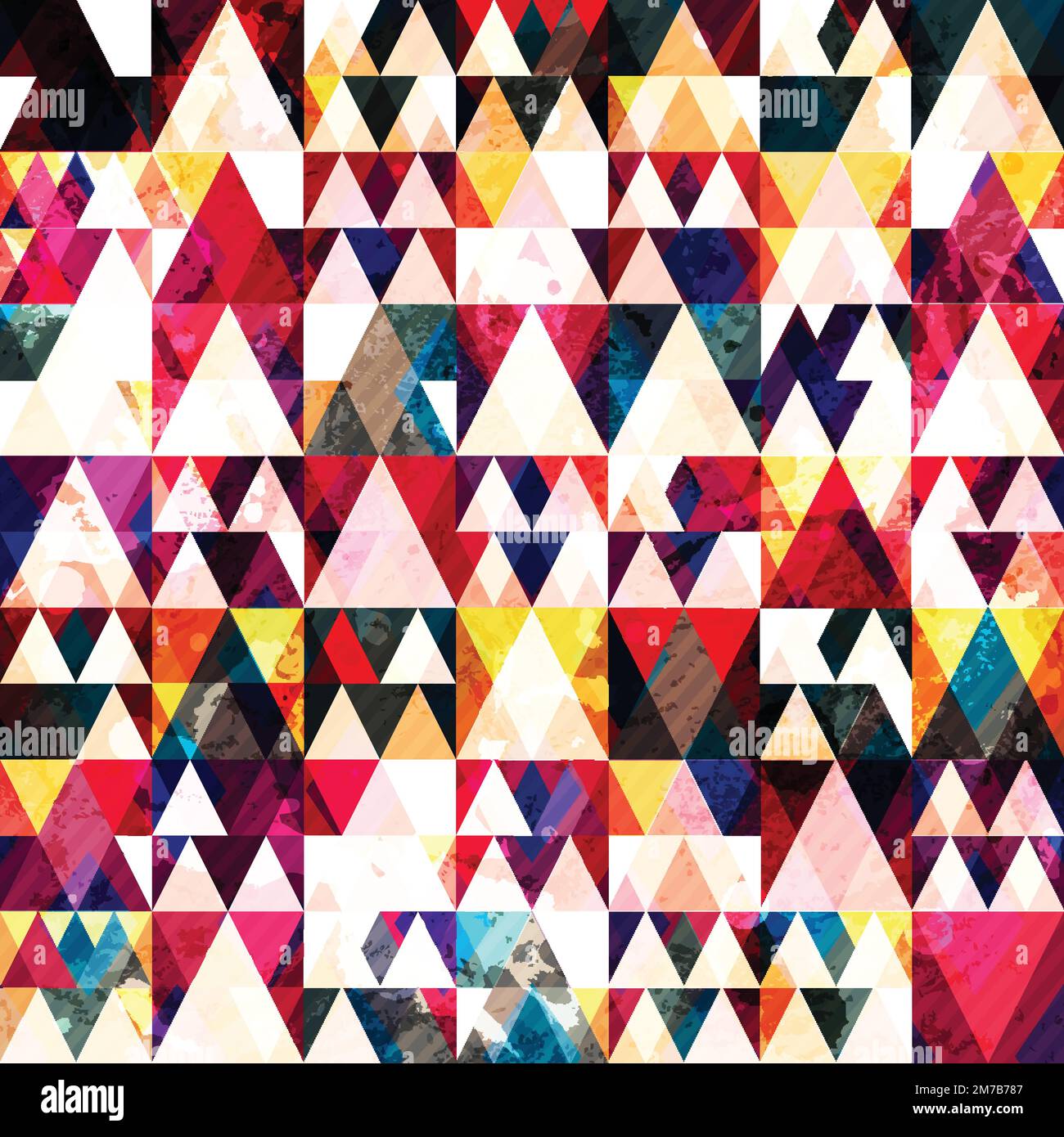 red triangle seamless pattern Stock Vector Image & Art - Alamy