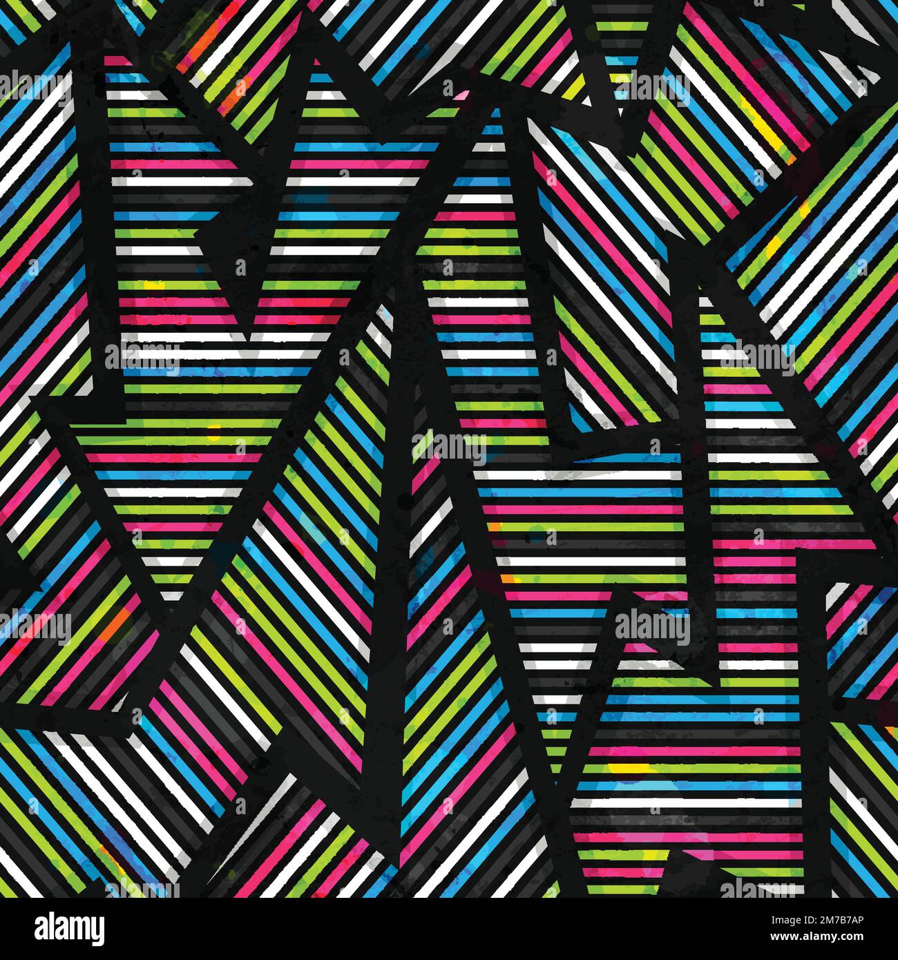 Neon geometric hi-res stock photography and images - Alamy