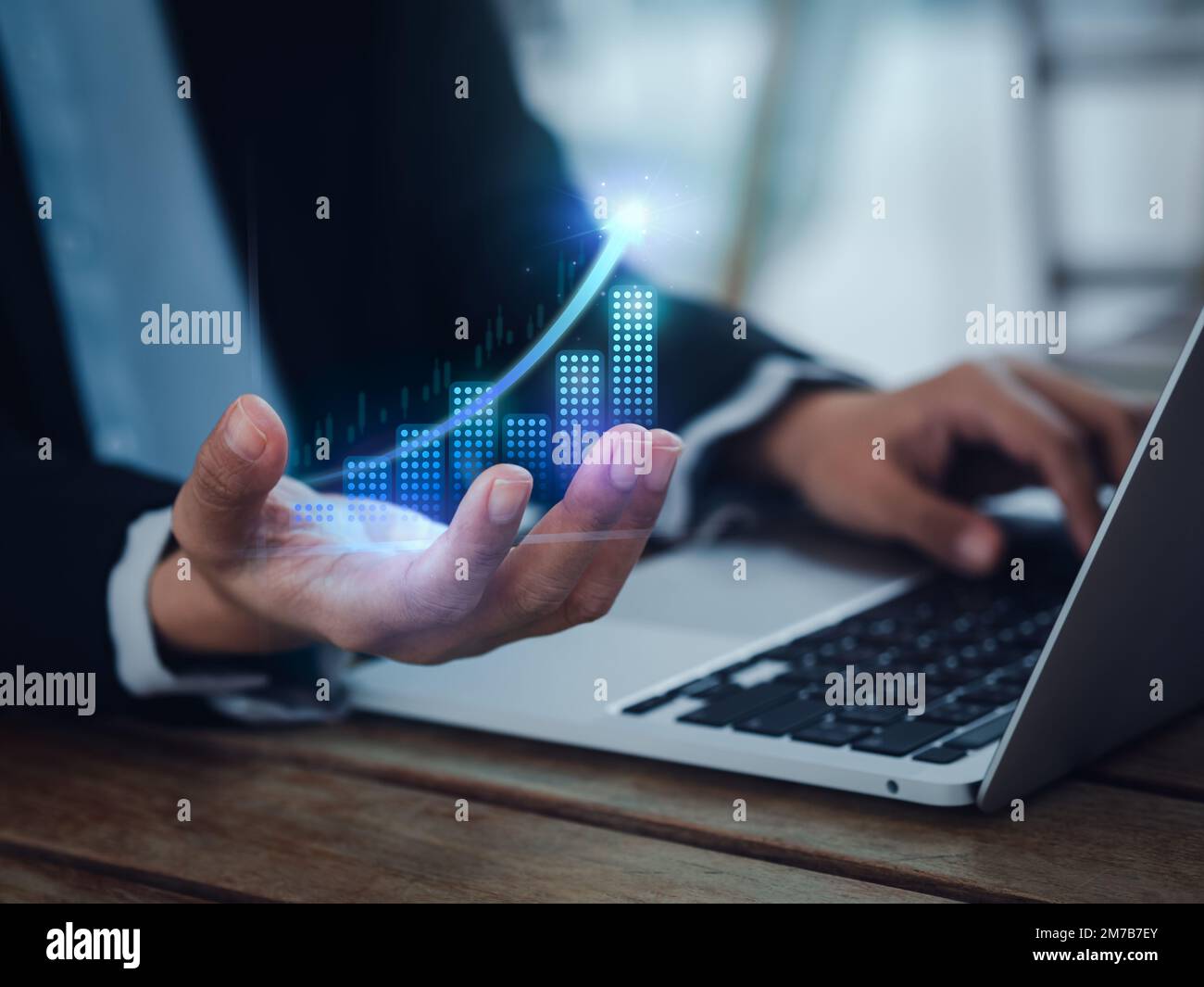 Investment technology, financial, return on investment - ROI concepts ...