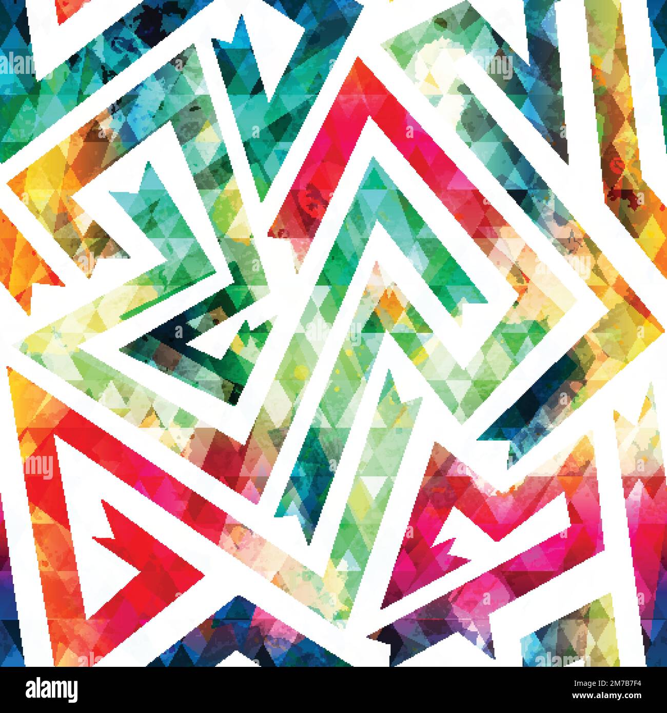 vintage maze seamless pattern Stock Vector Image & Art - Alamy