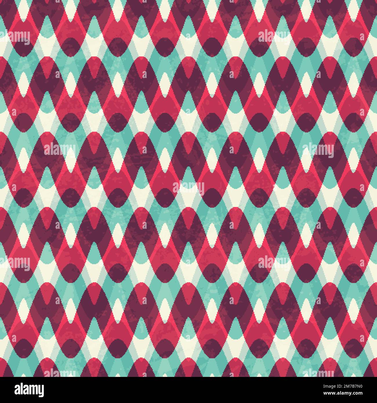 Seamless red twirl pattern hi-res stock photography and images - Alamy