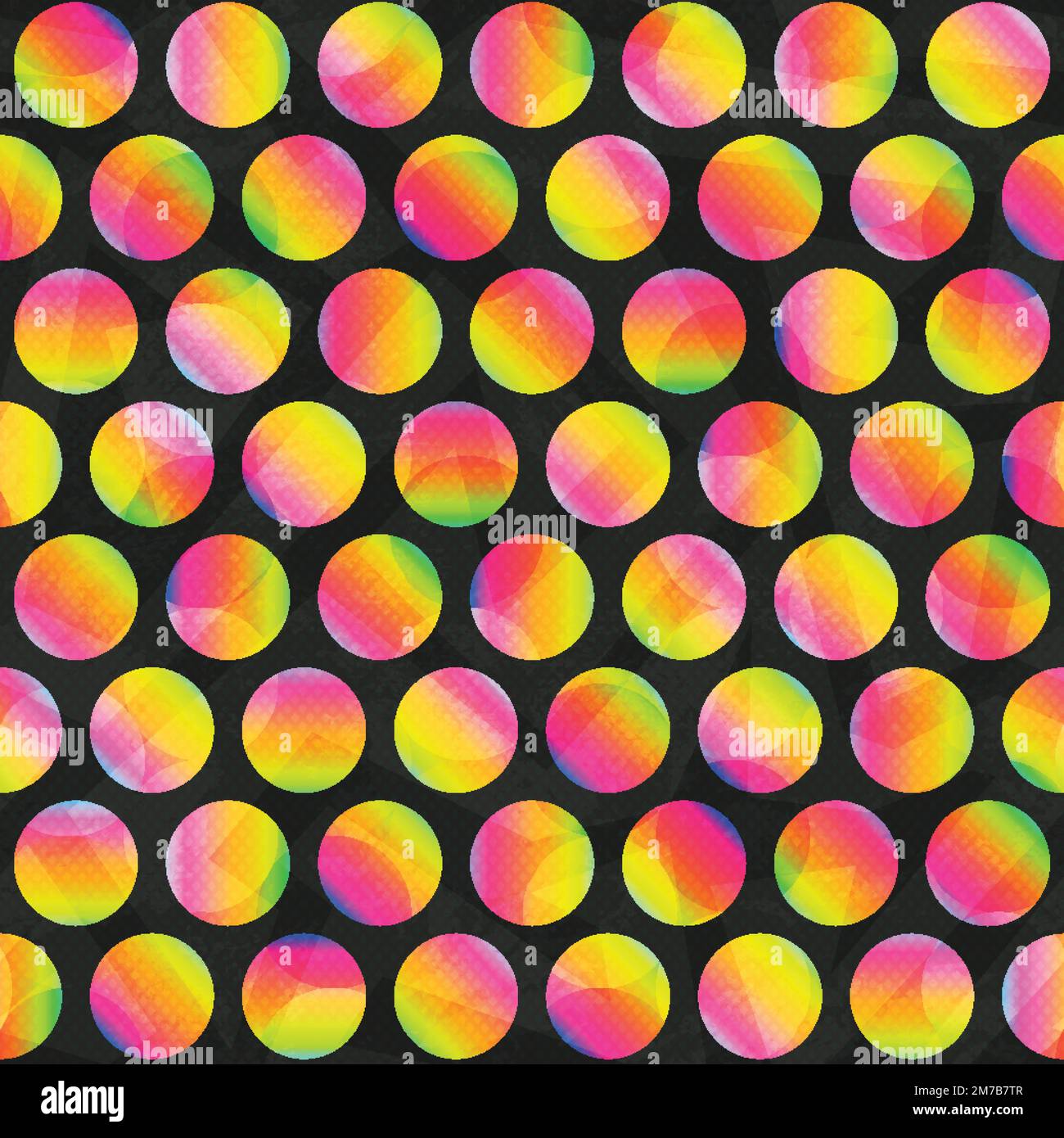 circle rainbow seamless pattern Stock Vector Image & Art - Alamy