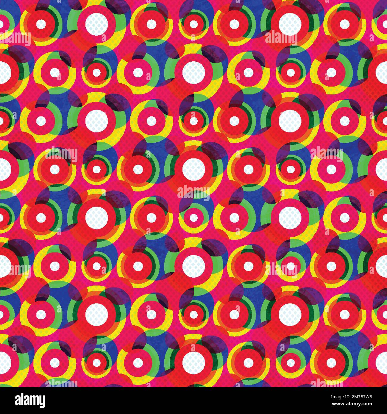 Red abstract seamless circle Stock Vector Images - Alamy