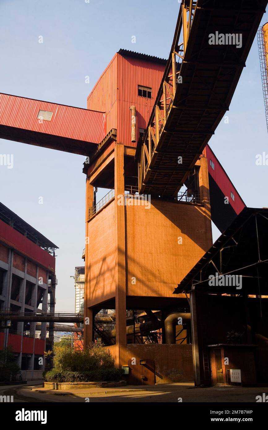 Beijing,Shougang,Capital Iron and Steel Plant Stock Photo - Alamy