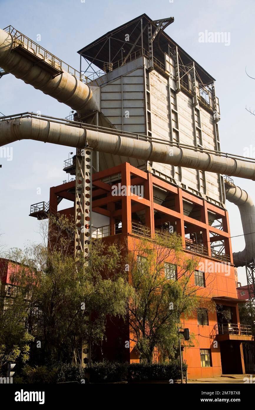 Beijing,Shougang,Capital Iron and Steel Plant Stock Photo - Alamy