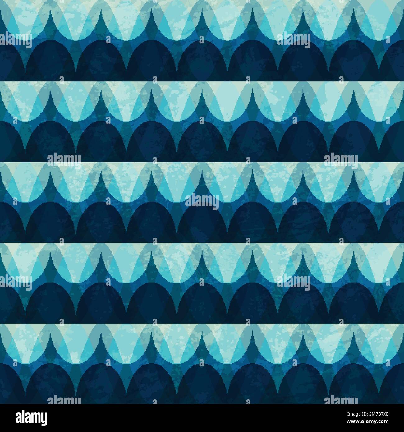 Repeated ocean wave pattern design hi-res stock photography and images ...