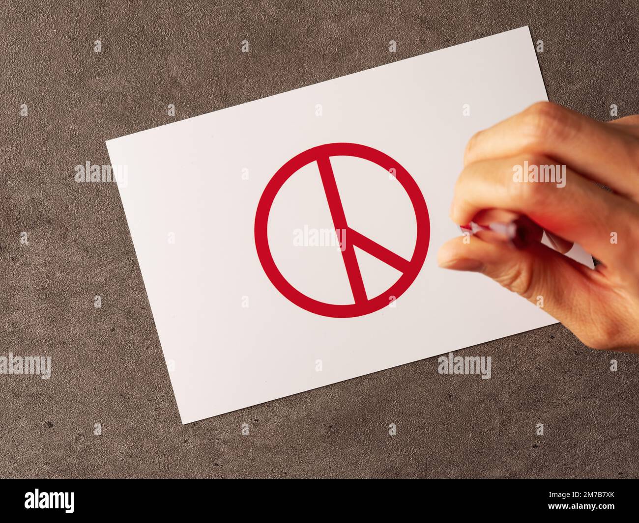 Stamp the ballot paper, Korean voting stamp Stock Photo - Alamy