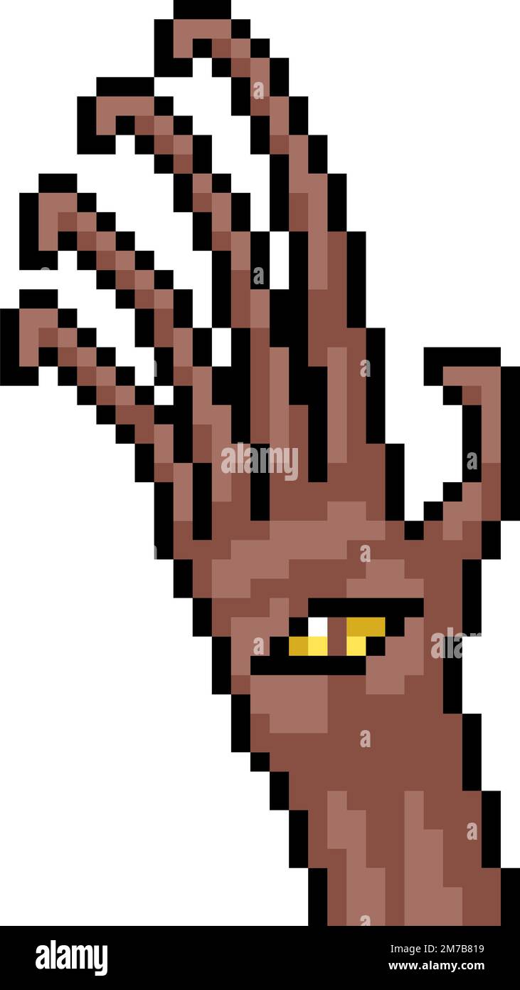 Finger of devil Stock Vector Images - Alamy