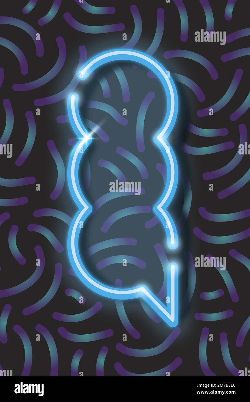 Blue speech balloon background vector Stock Vector Image & Art - Alamy