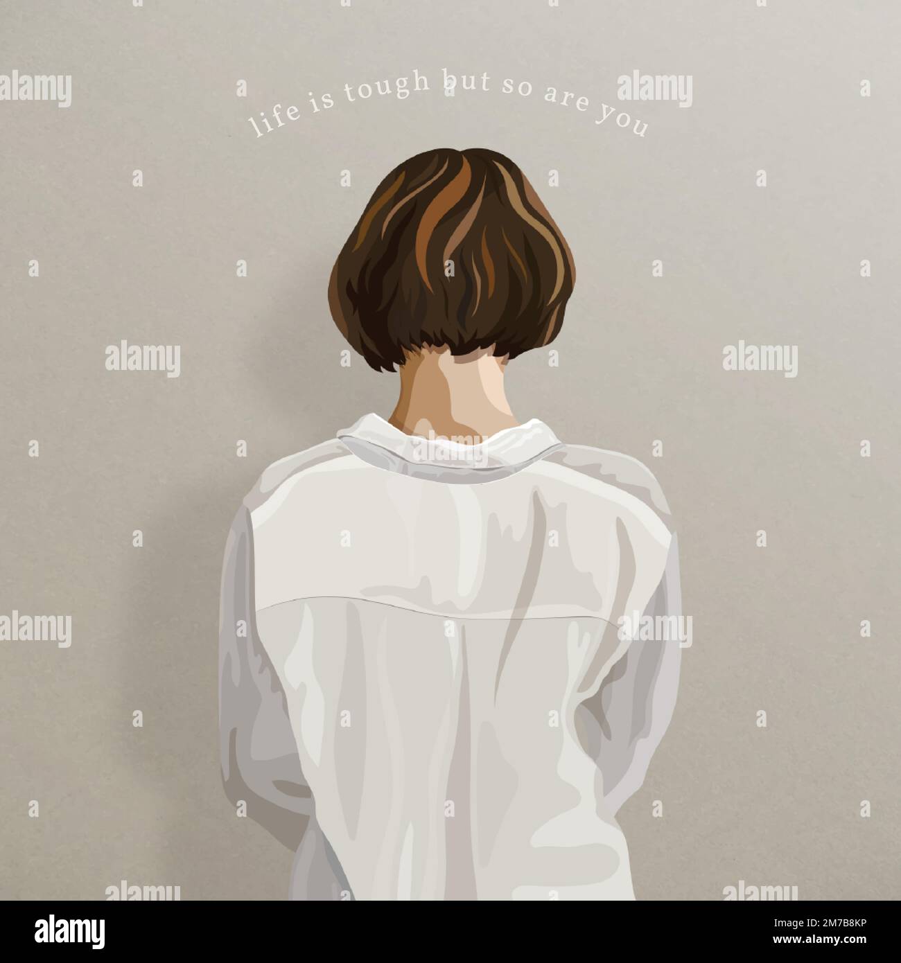 Instagram post woman Stock Vector Images - Alamy