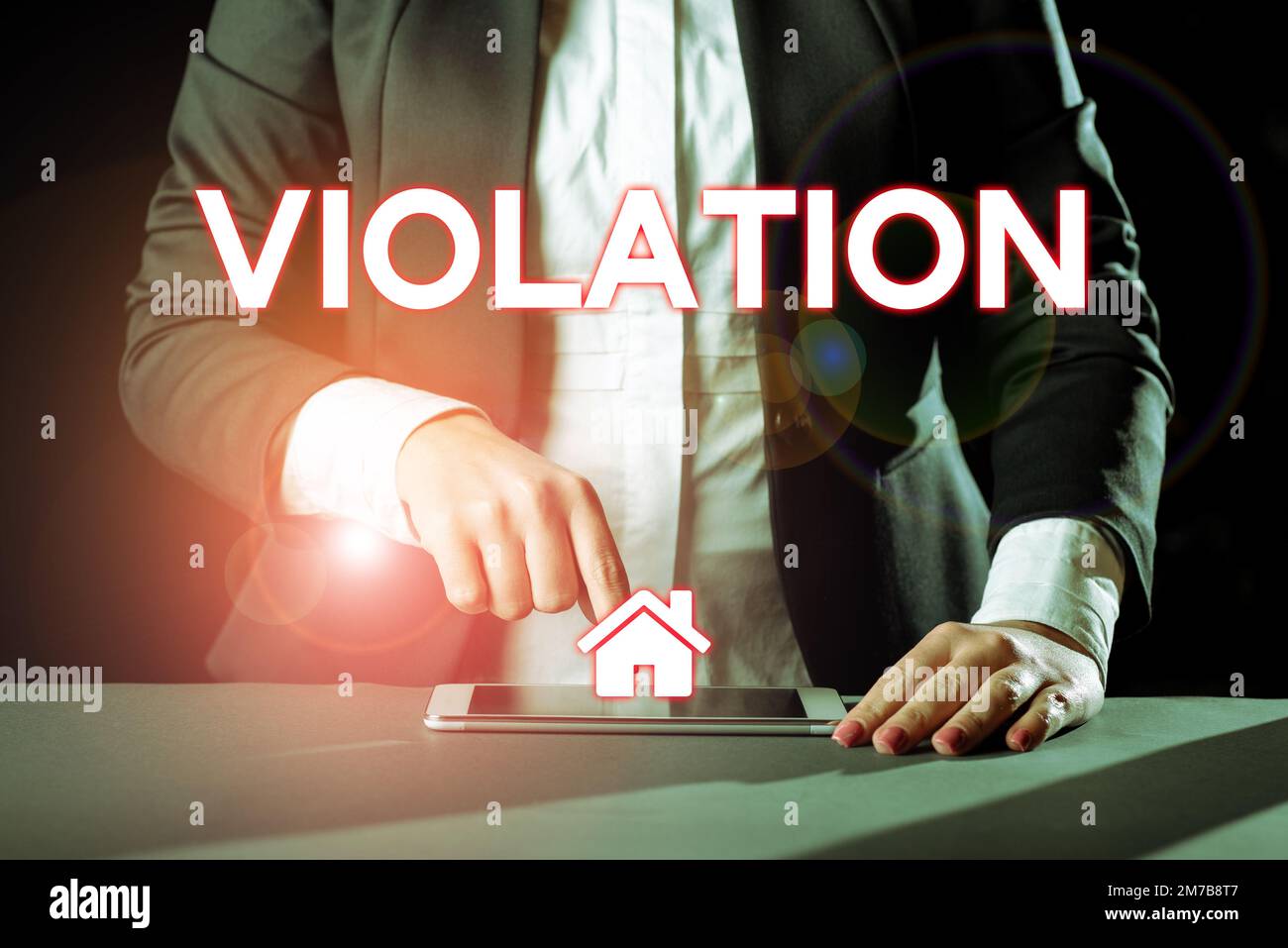 Hand writing sign Violation. Business approach an infringement of ...