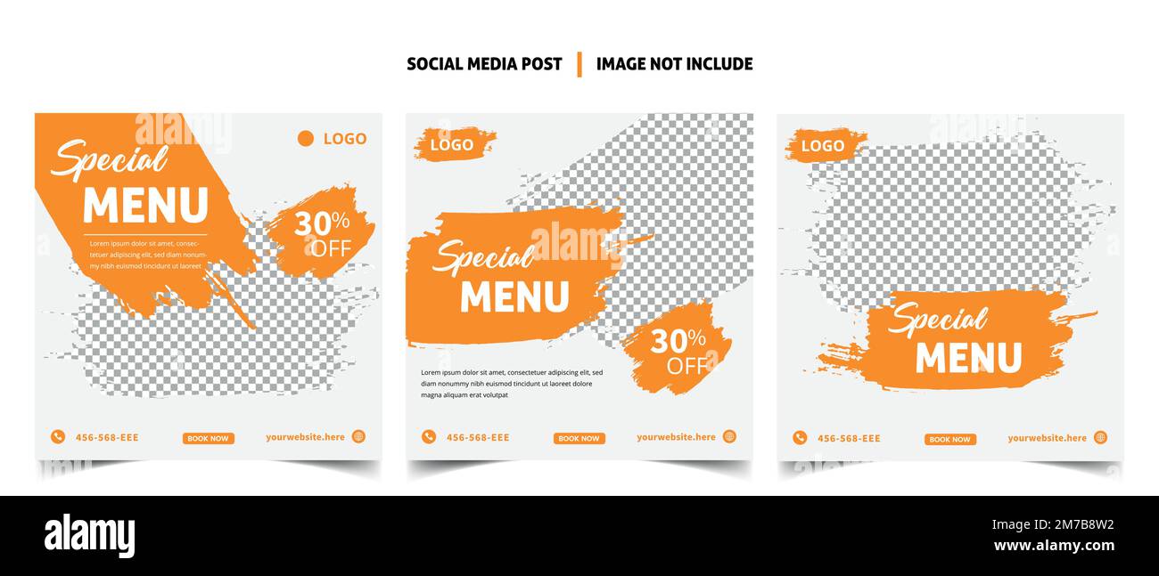 Super Delicious food Social media post template. .food social media ...