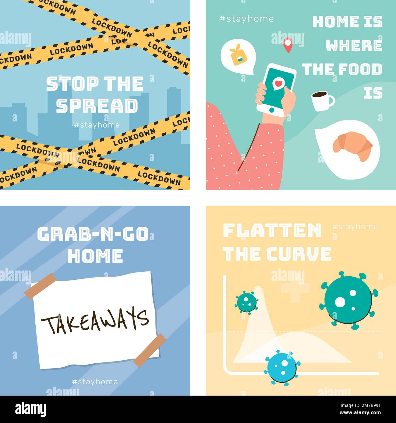 Stop the spread of Coronavirus template vector Stock Vector Image & Art ...