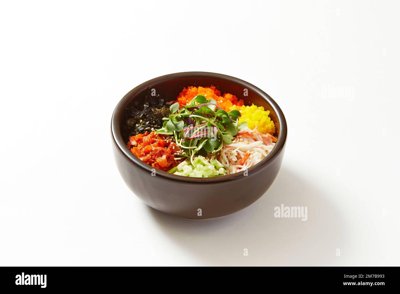 Bibimbap, Korean mixed rice with vegetable Stock Photo - Alamy