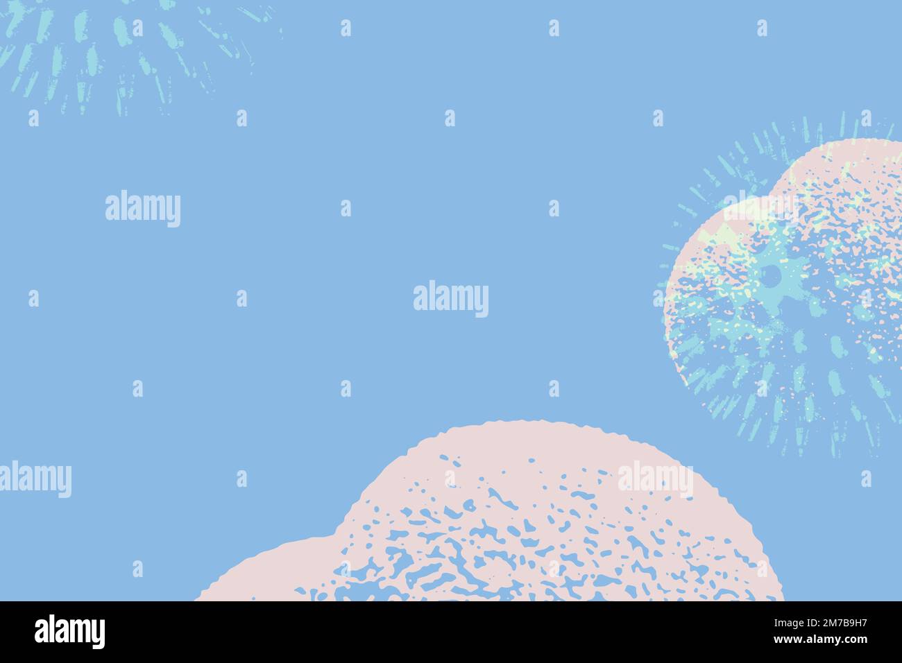 Blue coronavirus patterned background Stock Vector Image & Art - Alamy