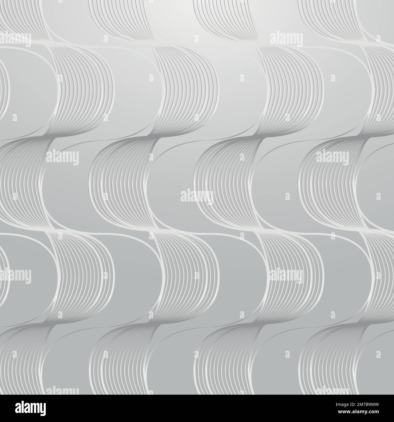 Seamless gray wave abstract patterned background design resource vector ...