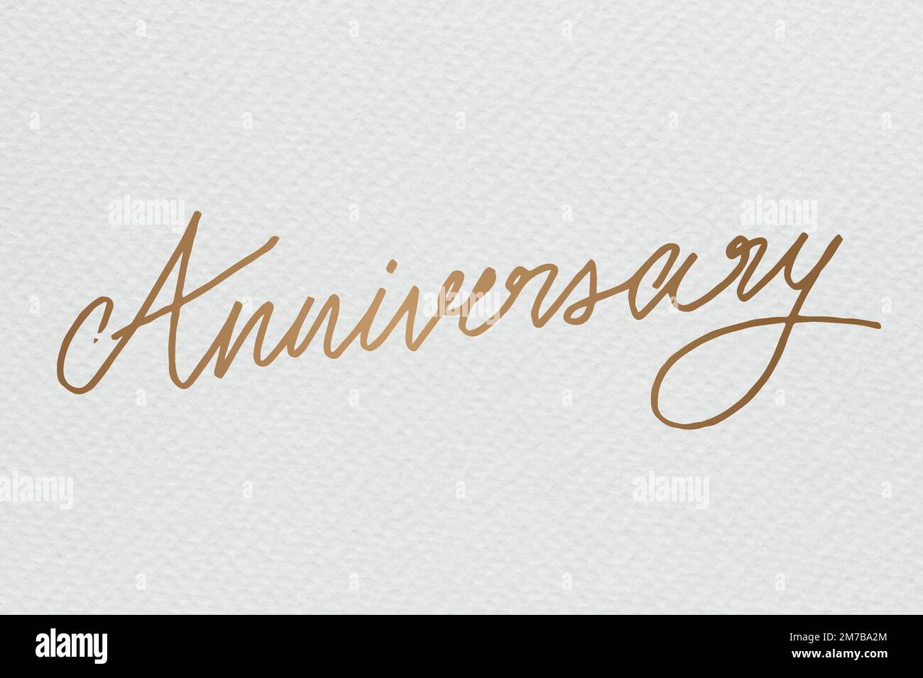 Gold text anniversary word calligraphy vector Stock Vector Image & Art ...