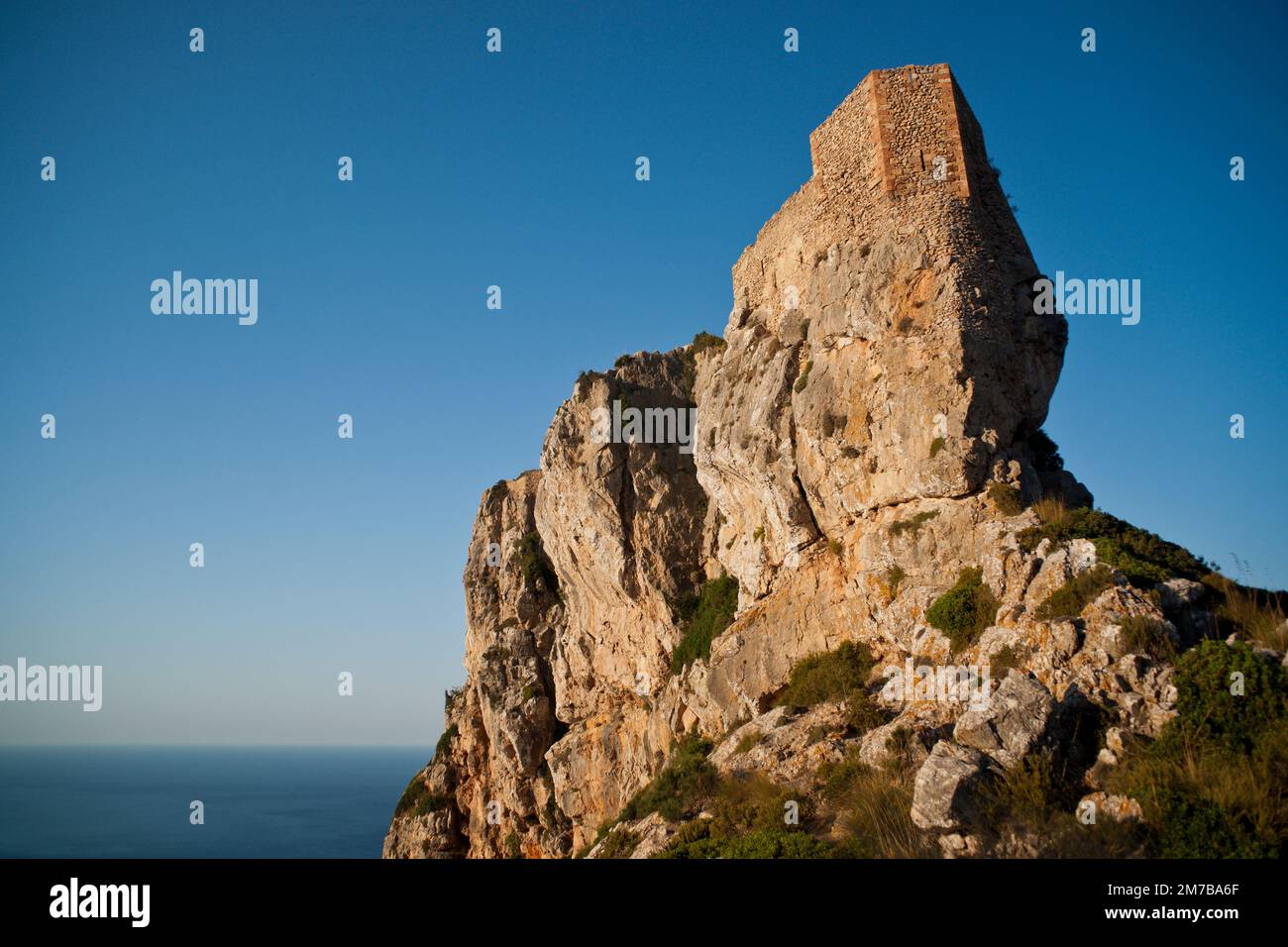 Castell del Rei, siglos IX, X.Costa de Tramuntana.Pollença. Mallorca ...