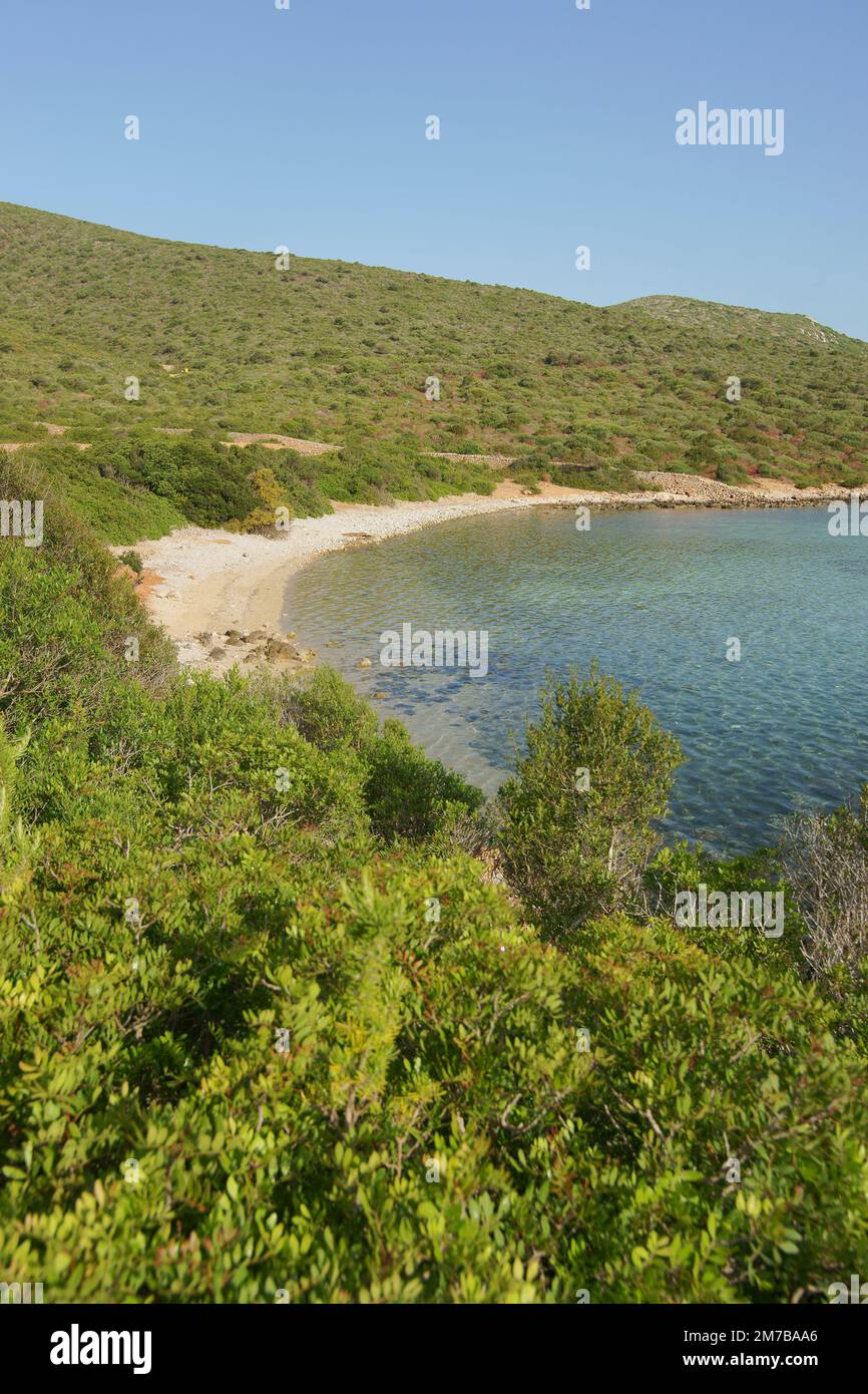 Playa de S'Espalmador.Puerto de Cabrera.Parque nacional maritimo ...