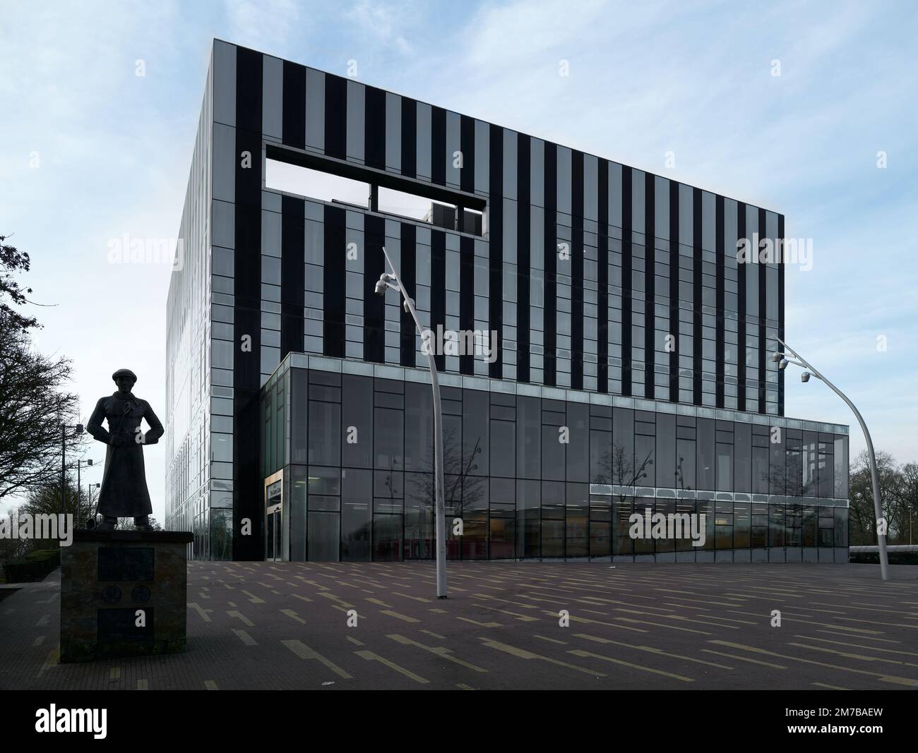 At Corby, England, a memorial statue to the steel workers who ...